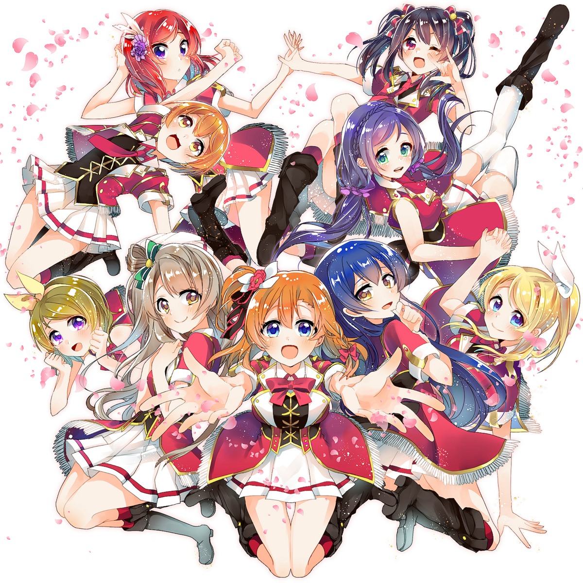 love live! ayase eli hoshizora rin koizumi hanayo kousaka honoka minami ...